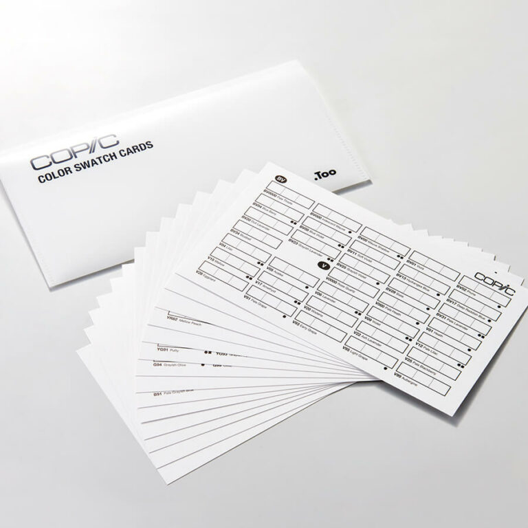 Copic Color Swatch Cards en Chile Boykot Graffiti y Materiales de Arte