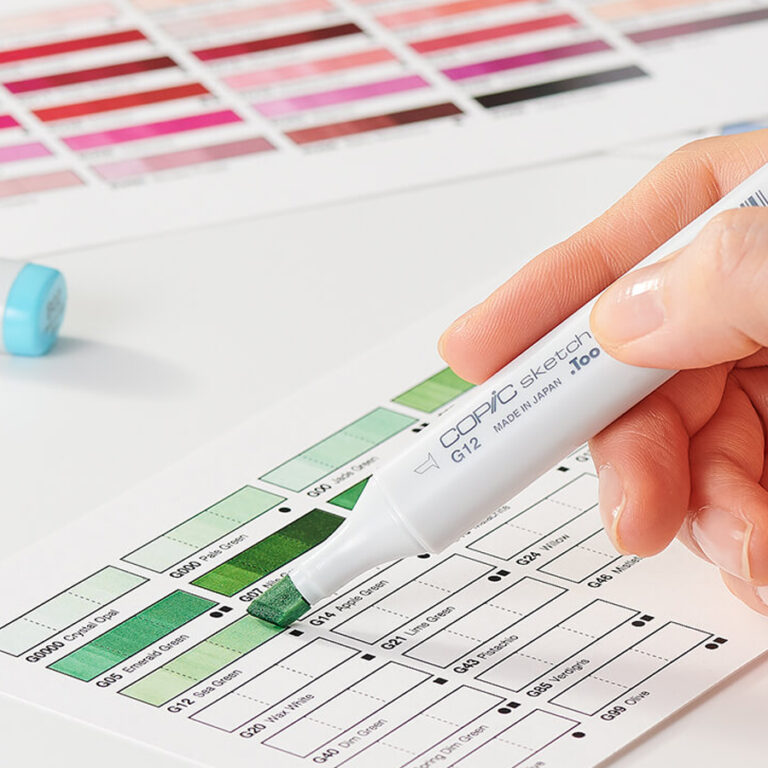 Copic Color Swatch Cards en Chile Boykot Graffiti y Materiales de Arte